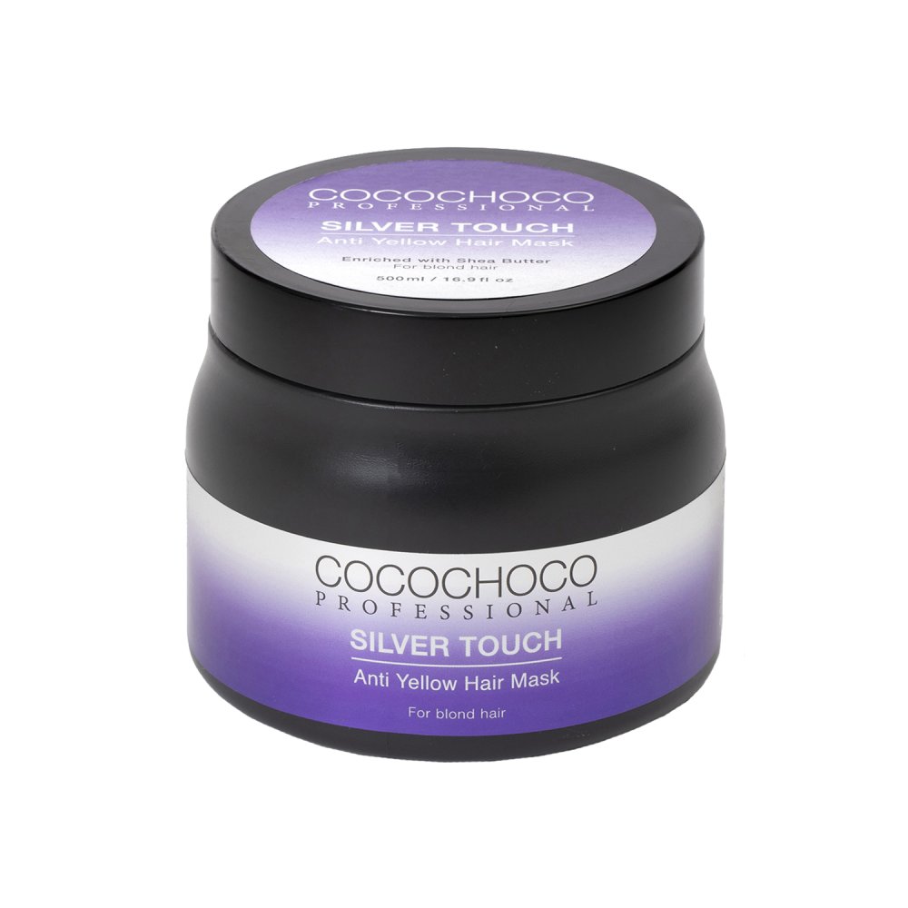 COCOCHOCO Silver Touch Anti-yellow Mask 500 ml ǀ COCOCHOCOPRO.COM