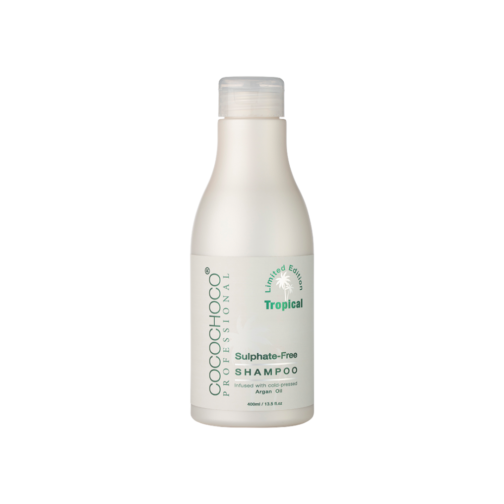Sulfate-Free Shampoo Tropical COCOCHOCO 400 ml ǀ COCOCHOCOPRO.CO.UK